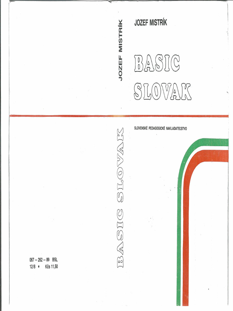 Basic Slovak | PDF