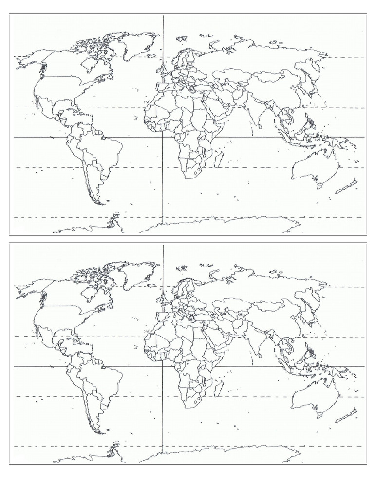 Mapa Planisferio Politico | PDF