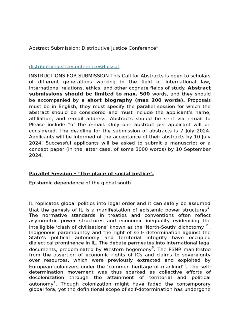 Abstract Submission | PDF