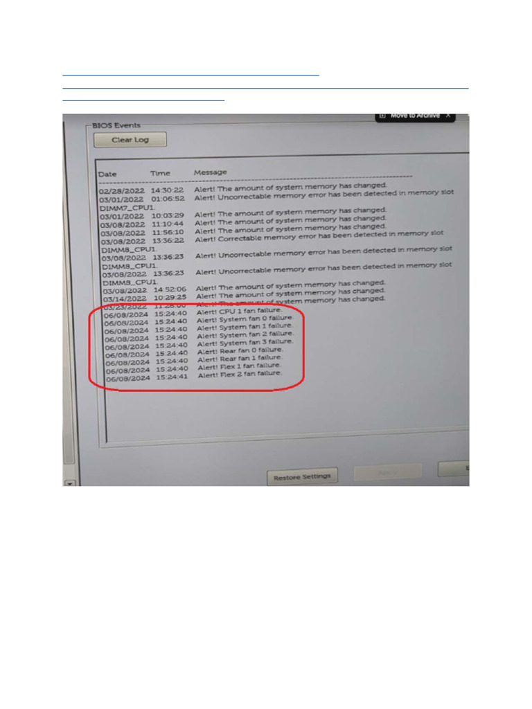 Dell Precision 7920 Tower Fan Error | PDF