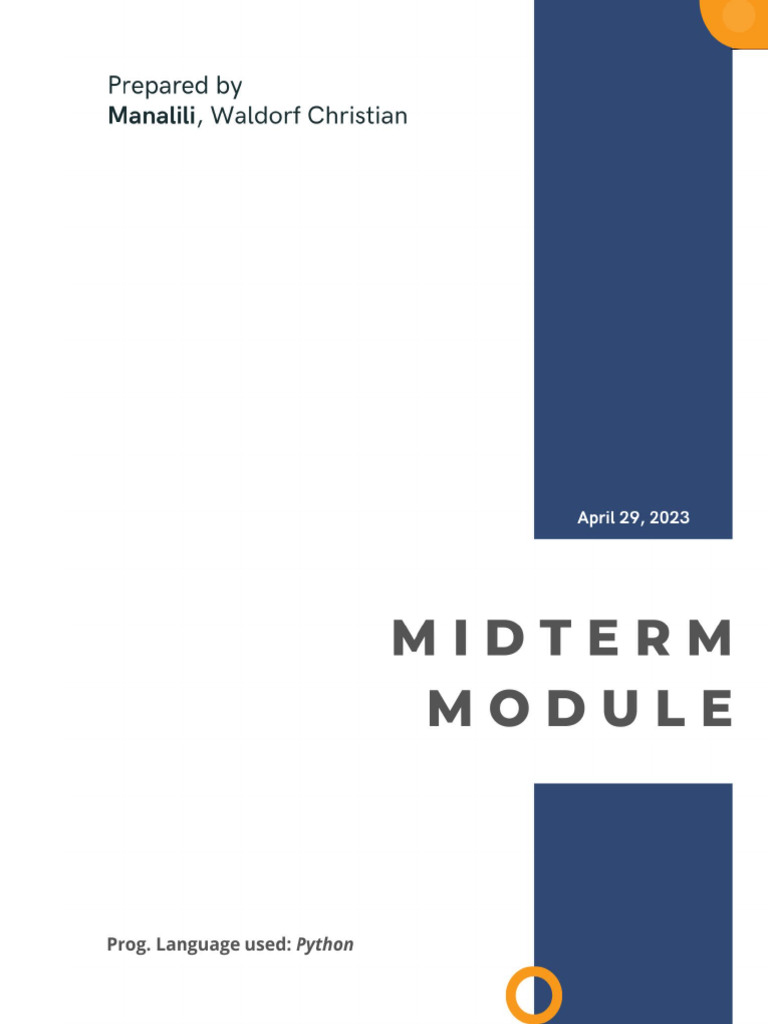 Module 1 | PDF