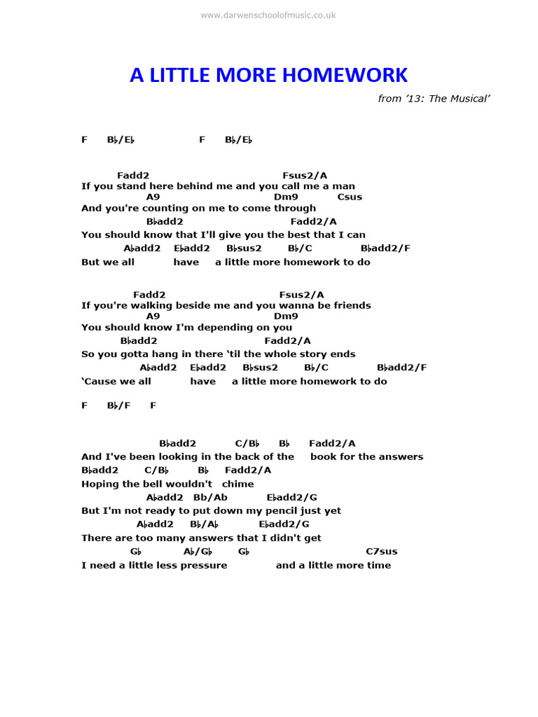 A Little More Homework | PDF