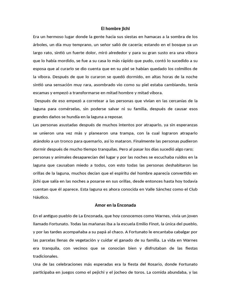 Cuento de Warnes | PDF