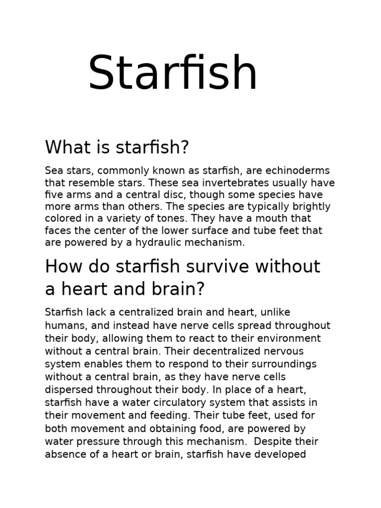 Starfish | PDF