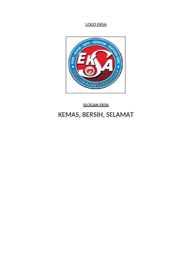 Logo & Slogan Eksa | PDF