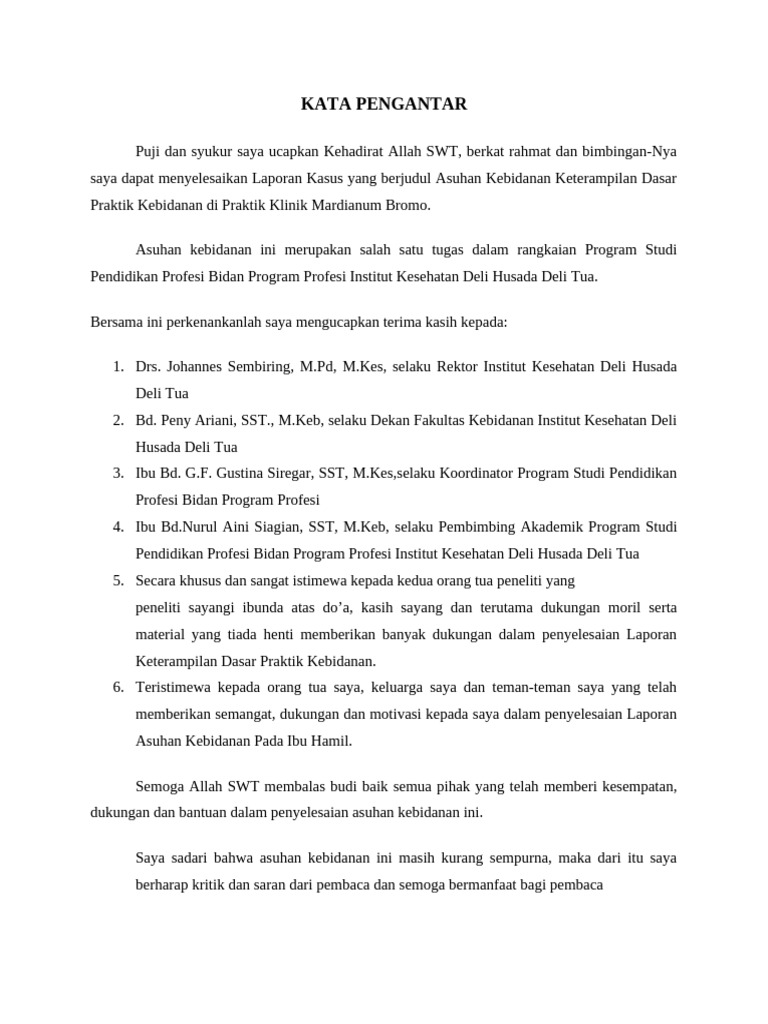 Stase KDPK - Yohana Togi | PDF