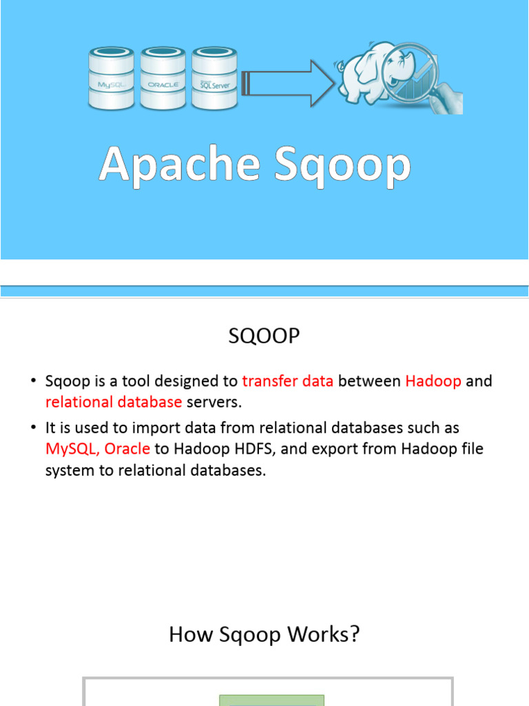 Apache Sqoop | PDF