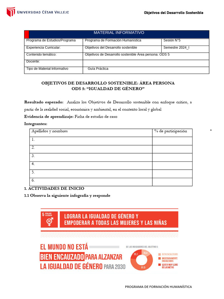 3 Guía Práctica #05 ODS 2024-1 | PDF
