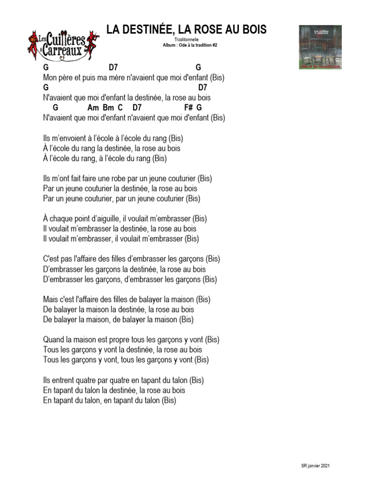 La Destinee La Rose Au Bois 2 | PDF