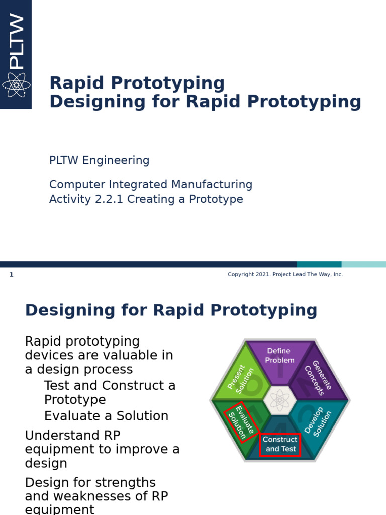 Cim 221 DesignForRapidPrototyping | PDF