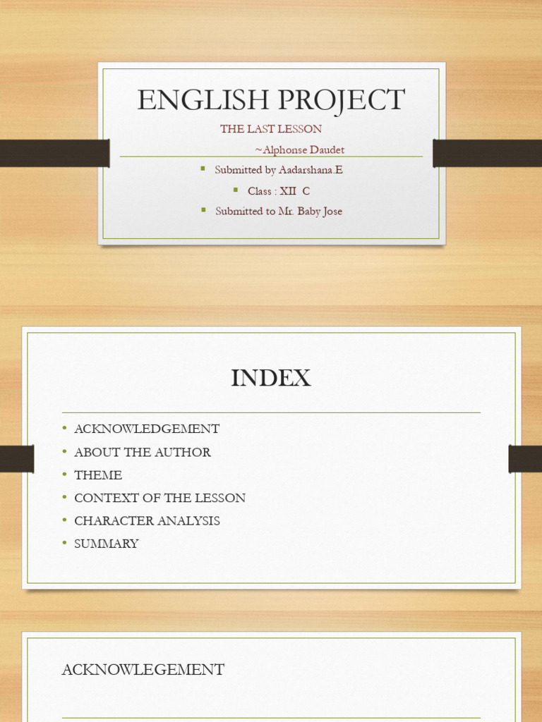 English Project | PDF