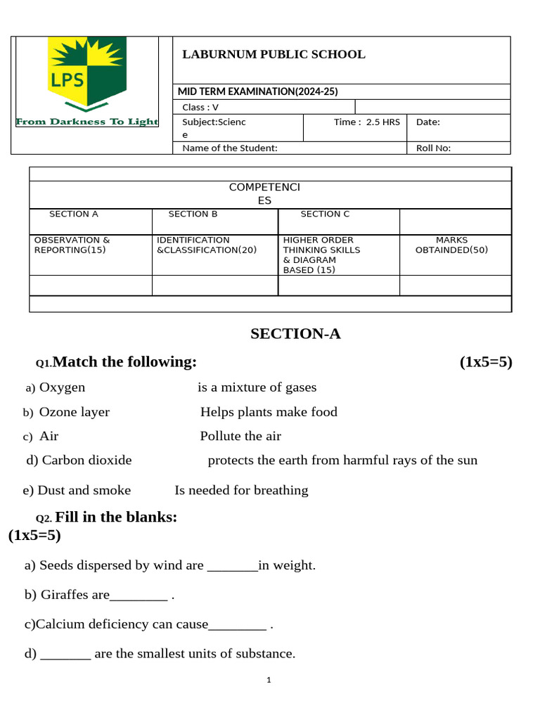 Science V | PDF