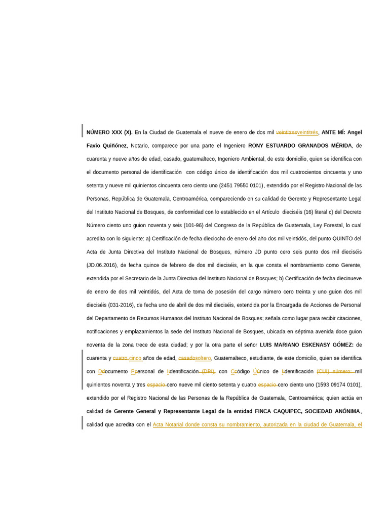 Finca Caquipec S.A Rev.12.01.2023 | PDF