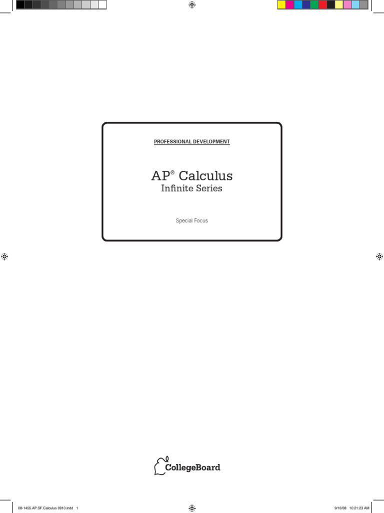 AP SF Calculus Infinte Series | PDF