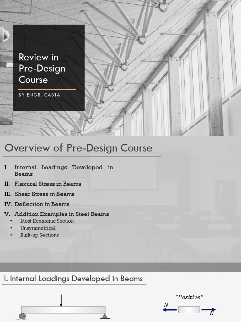 SPEC413 - Review in Pre-Design Course | PDF