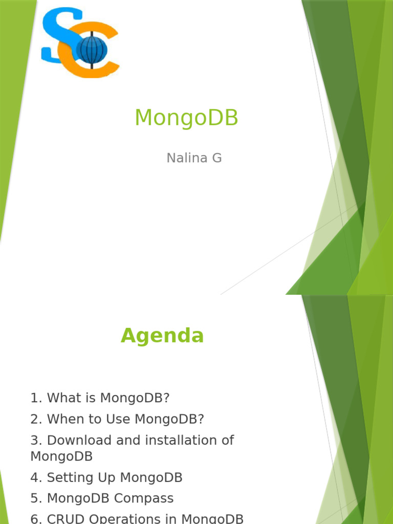 MongoDB With NodeJS Presentation | PDF