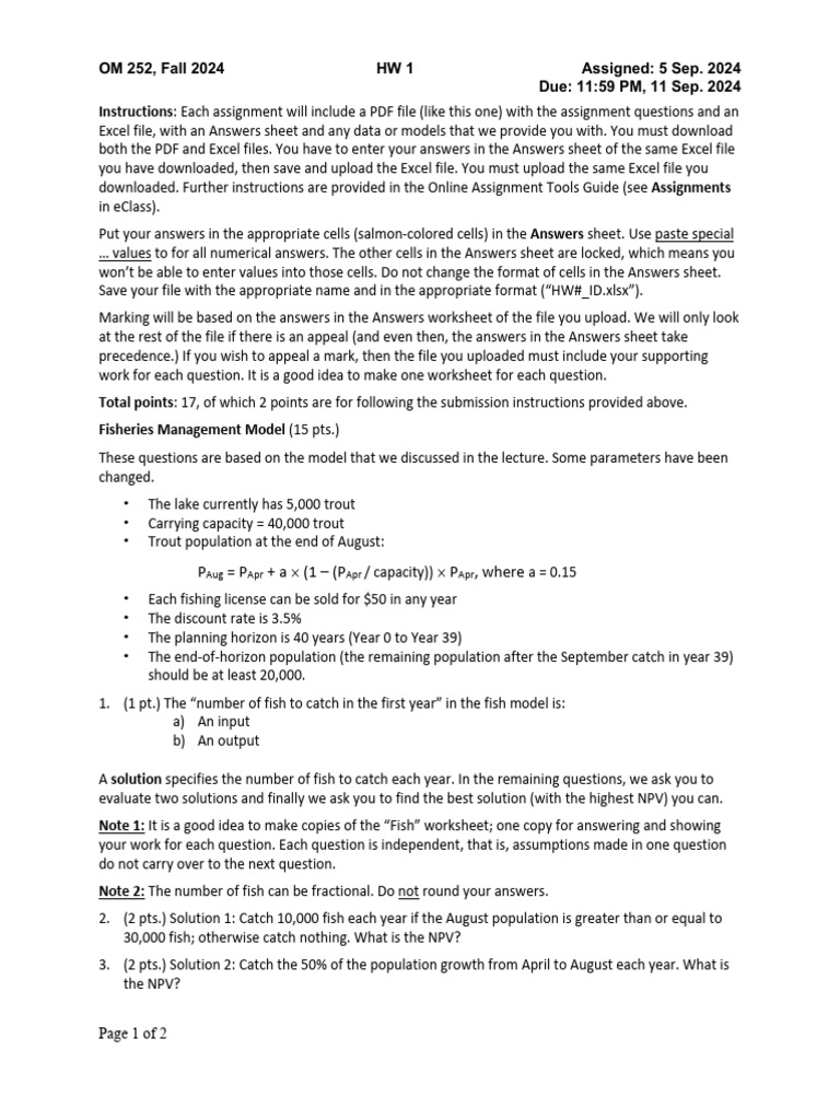 HW1 - 4 Sep 24 | PDF