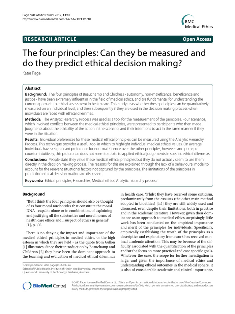 Four Principles | PDF