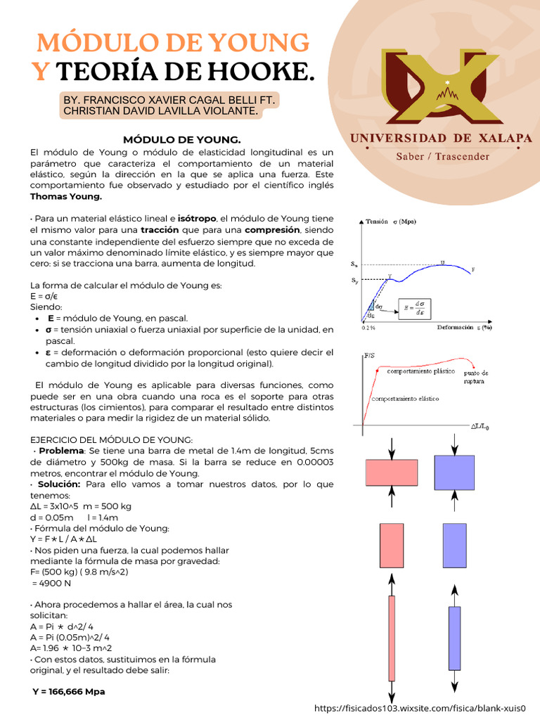 Módulo de Young y Teoría de Hooke | PDF