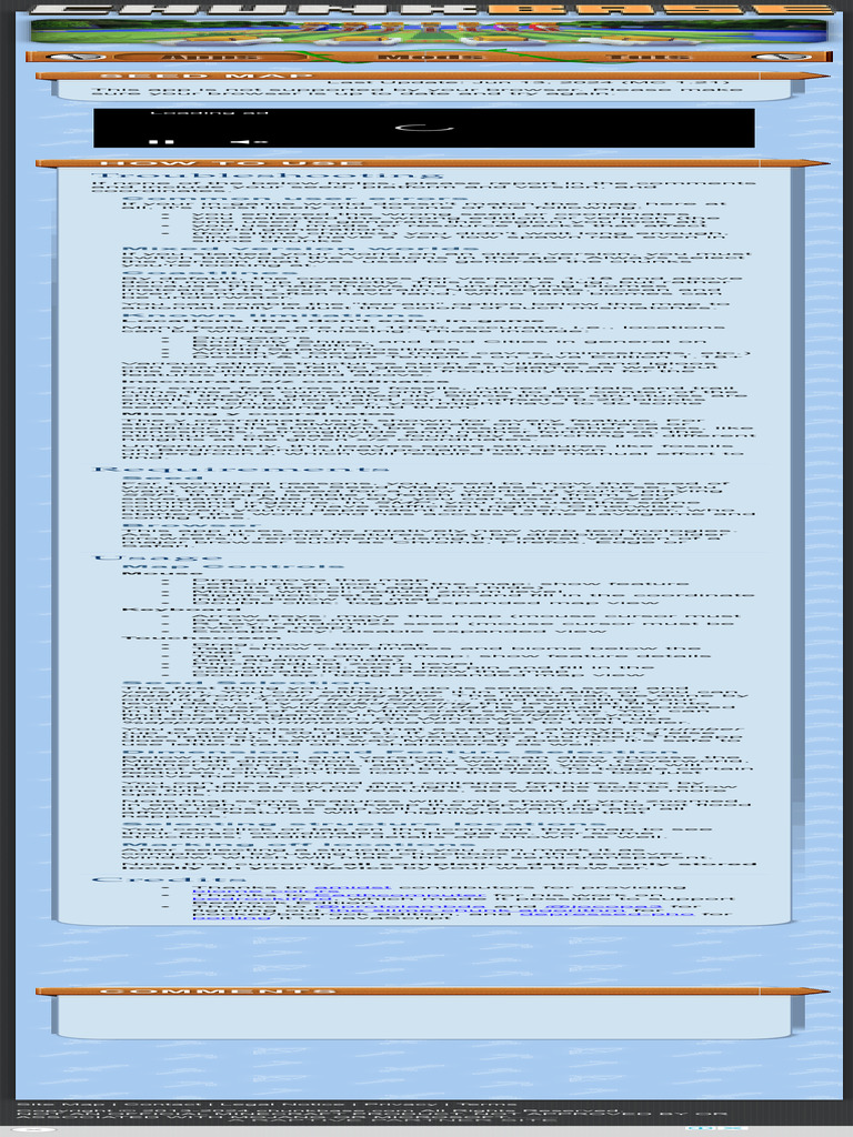 Seed Map - Minecraft App | PDF