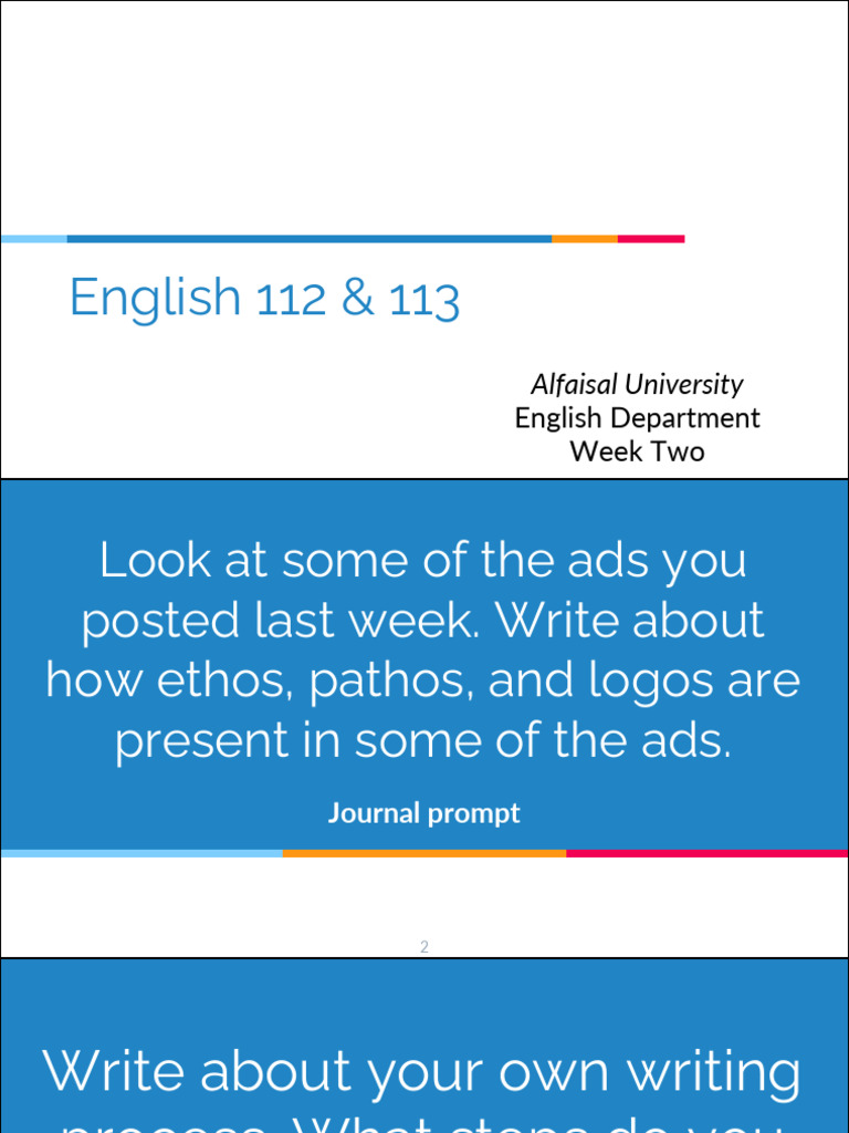 Course'pack Week 2 Slides - Asa | PDF