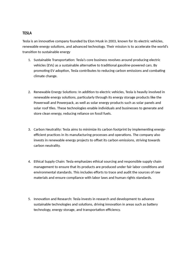 Tesla | PDF