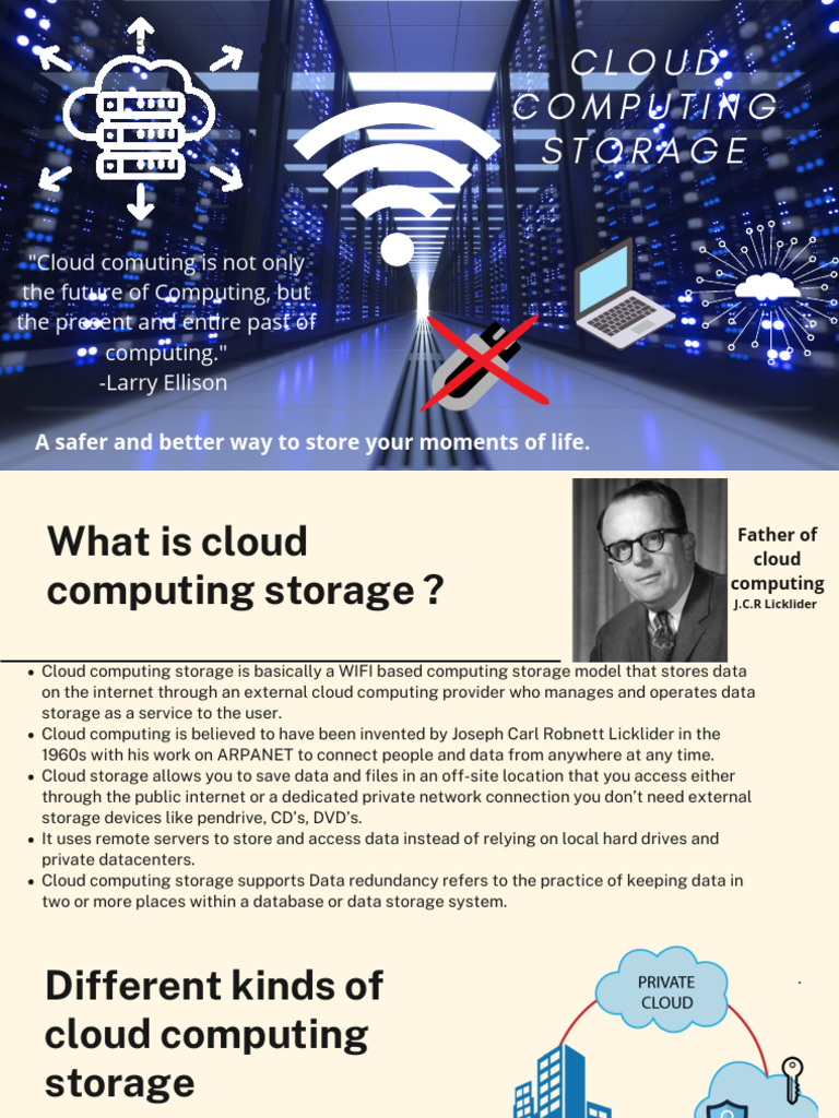 Cloud Computing Storage | PDF