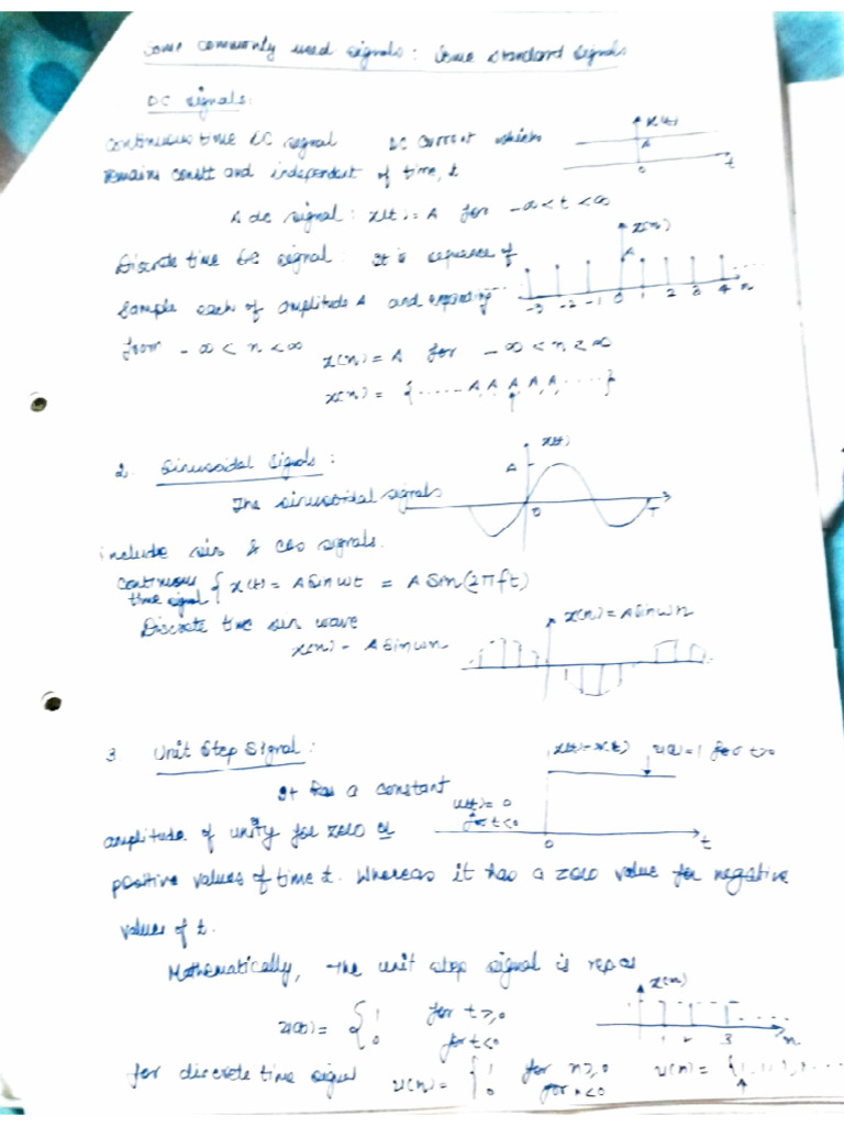 Types of Signals | PDF
