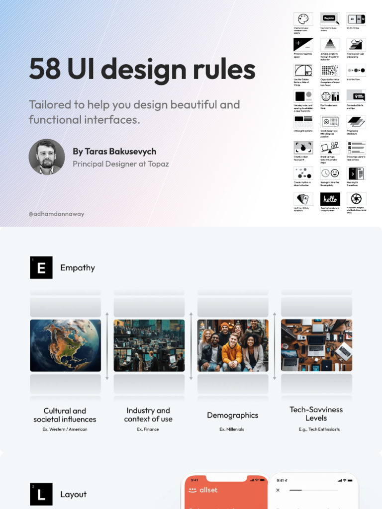 58 UI Design Rules | PDF