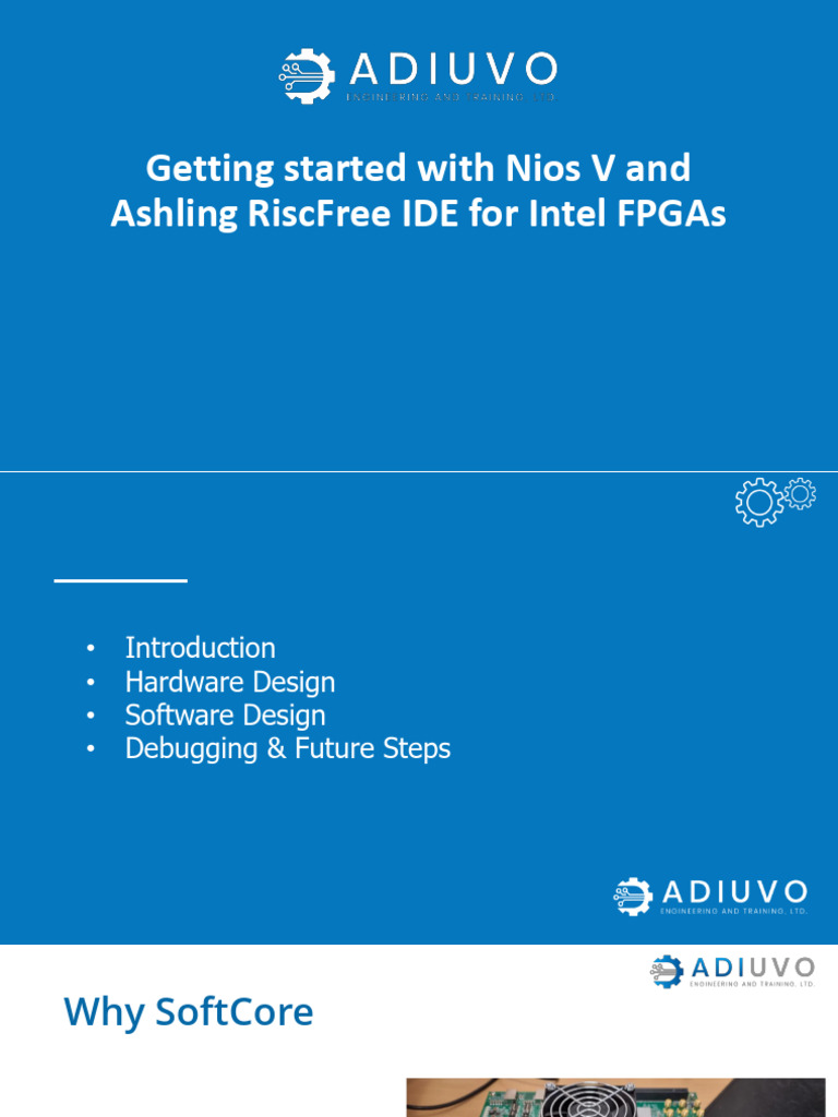 Getting Started With Nios V and Ashling RiscFree | PDF