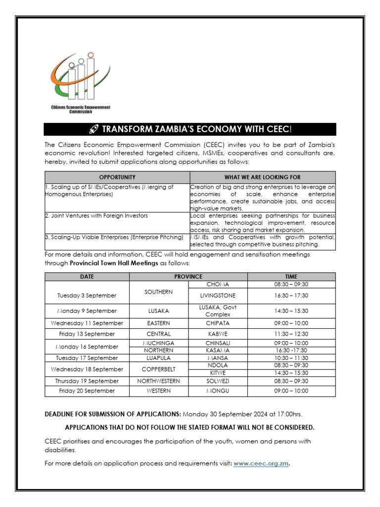 Generic Advert Call For Expressions of Interest | PDF