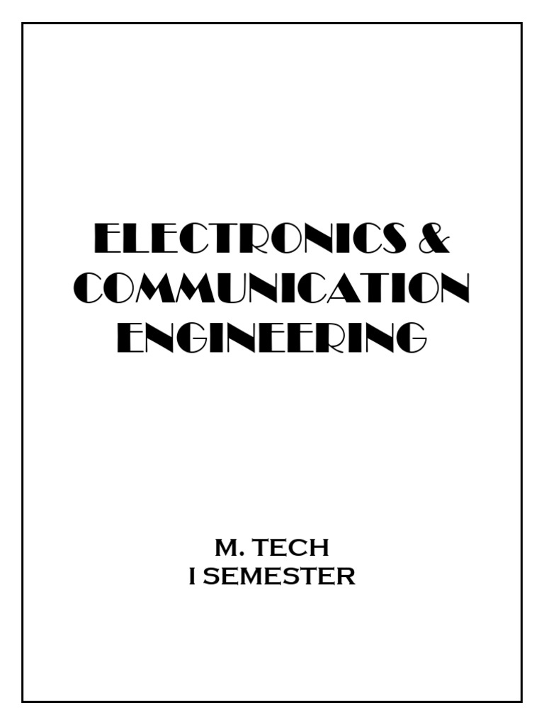 Cs Fet Ece Mtech | PDF