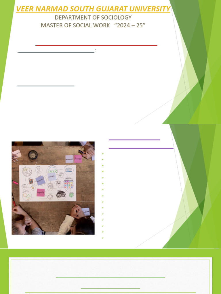 Irf Filed Work Ppt Msw Sem 1 | PDF