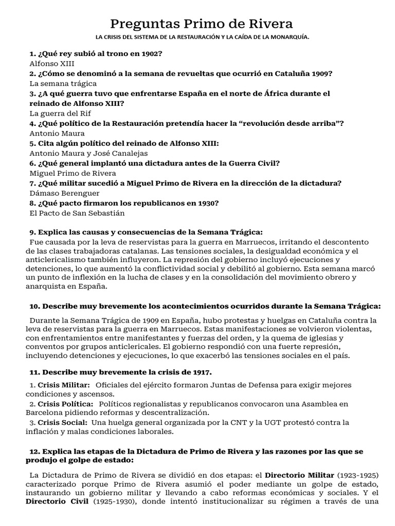 Preguntas HDE 13,14y15 | PDF