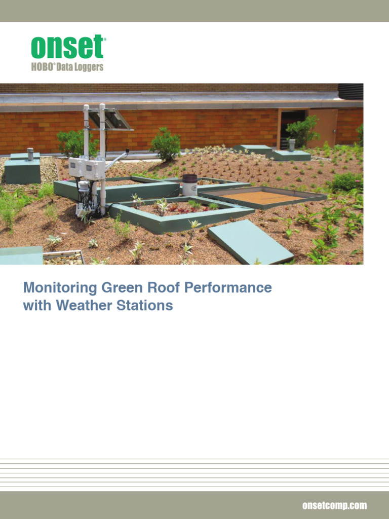 Monitoring Green Roof | PDF