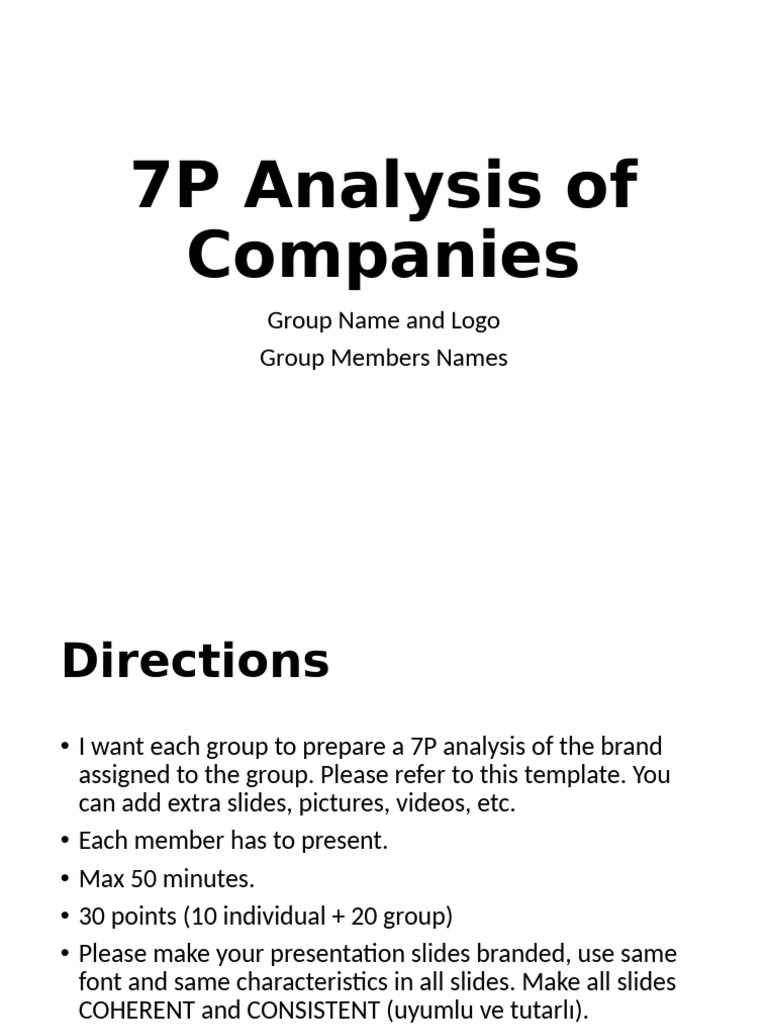 7P Template | PDF