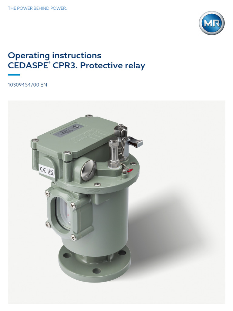 CEDASPE® CPR3 Operating Instructions 10309454 00 en | PDF