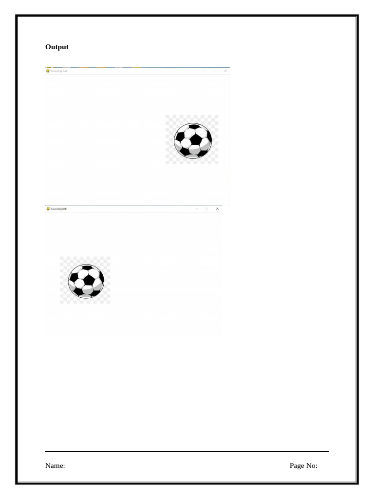 Bouncing Ball | PDF