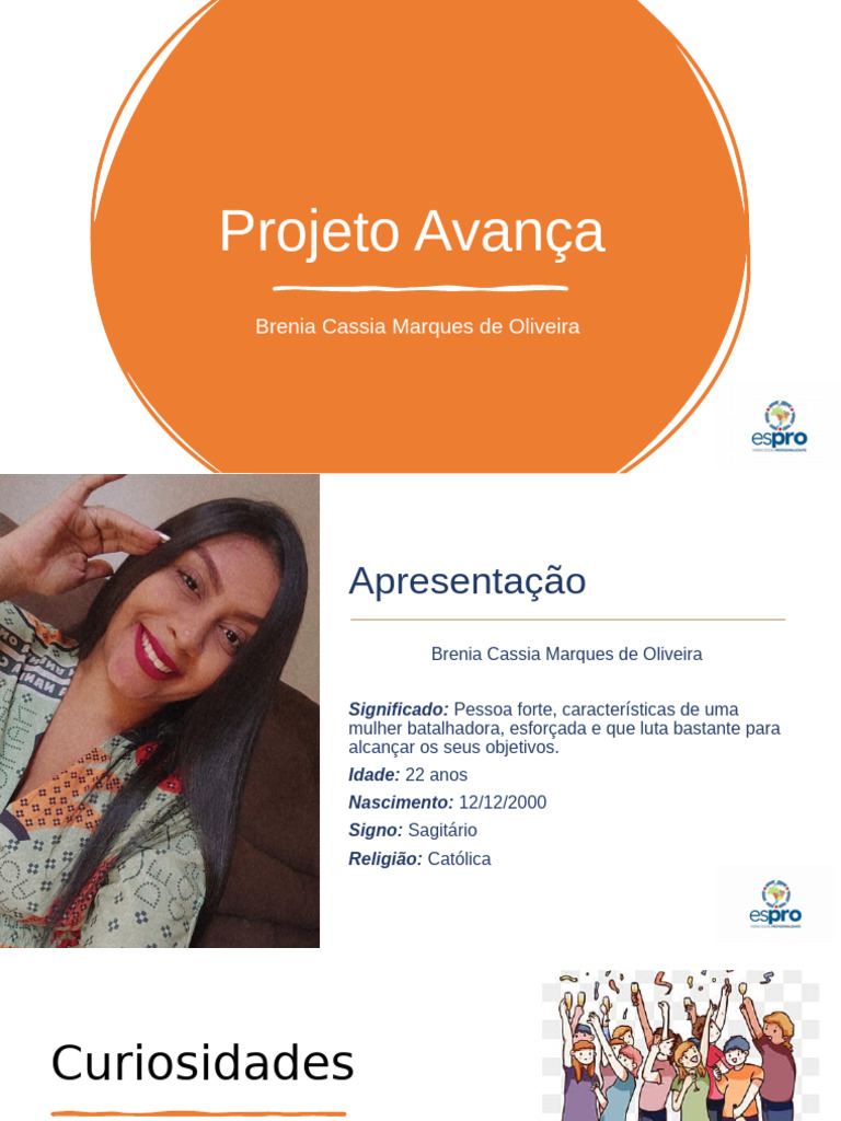 Projeto Avança - Brenia Oliveira | PDF