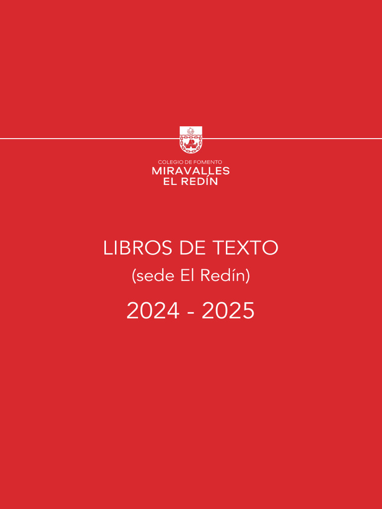Libros Texto El-Redin Ok | PDF