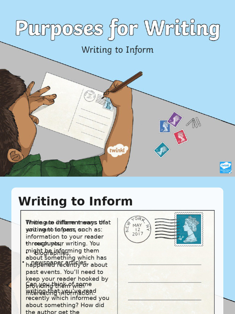 LKS2 Writing To Inform PowerPoint | PDF