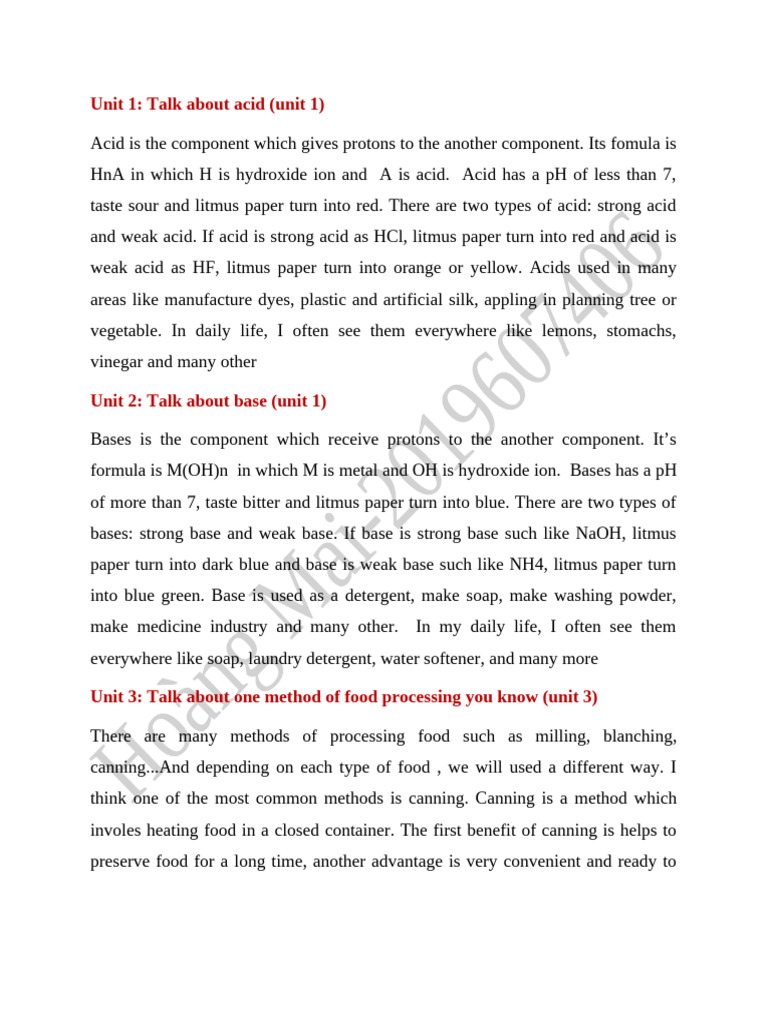 topic tanh thi cuối kì | PDF