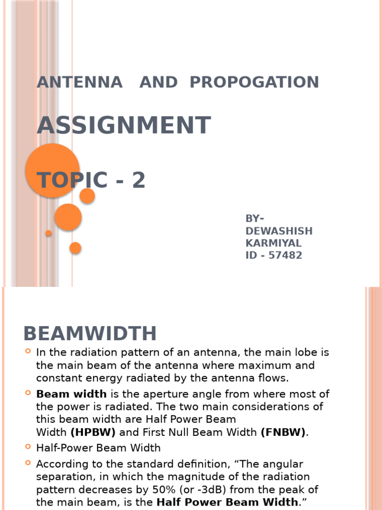 Antenna and Propogation | PDF