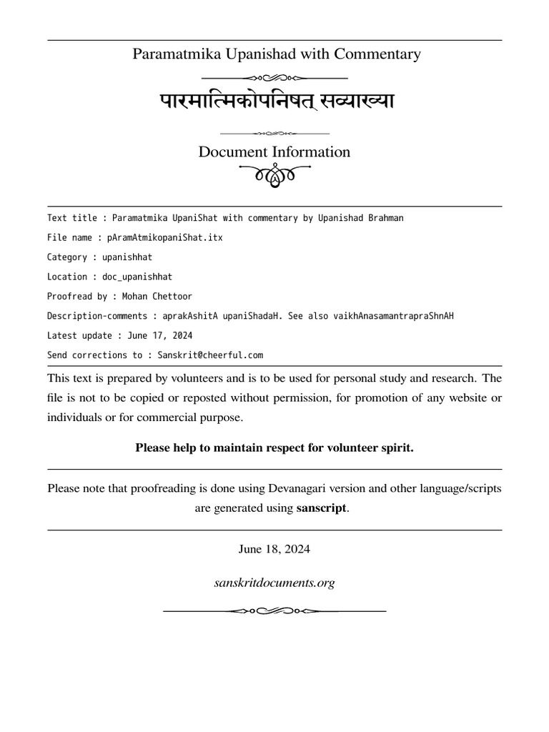 Param at Miko Pan Is Hat | PDF