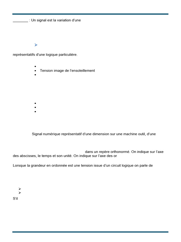 Les Signaux Electriques | PDF