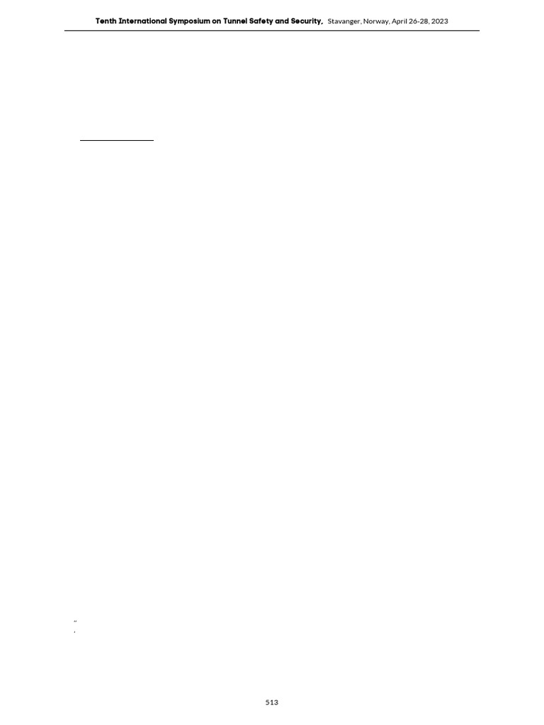 ISTSS Paper NFPA 502 Critical Velocity Calculation Methodologies and Dimensionless Heat Release ...