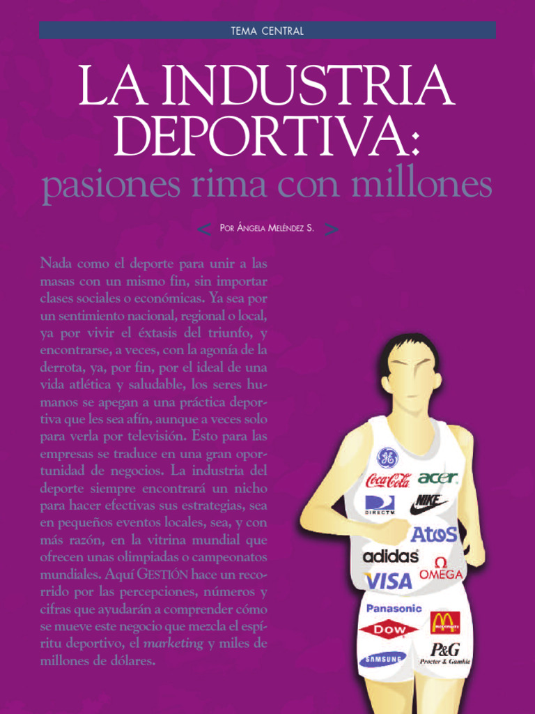 La Industria Deportiva:: Pasiones Rima Con Millones | PDF