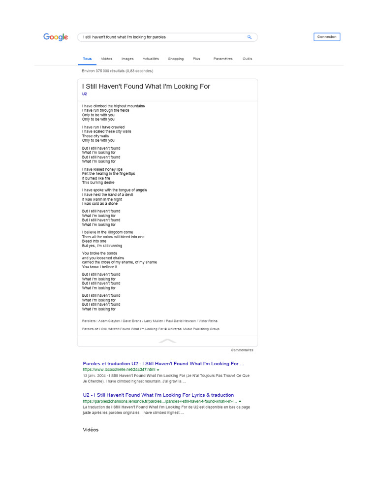 U2 Looking | PDF