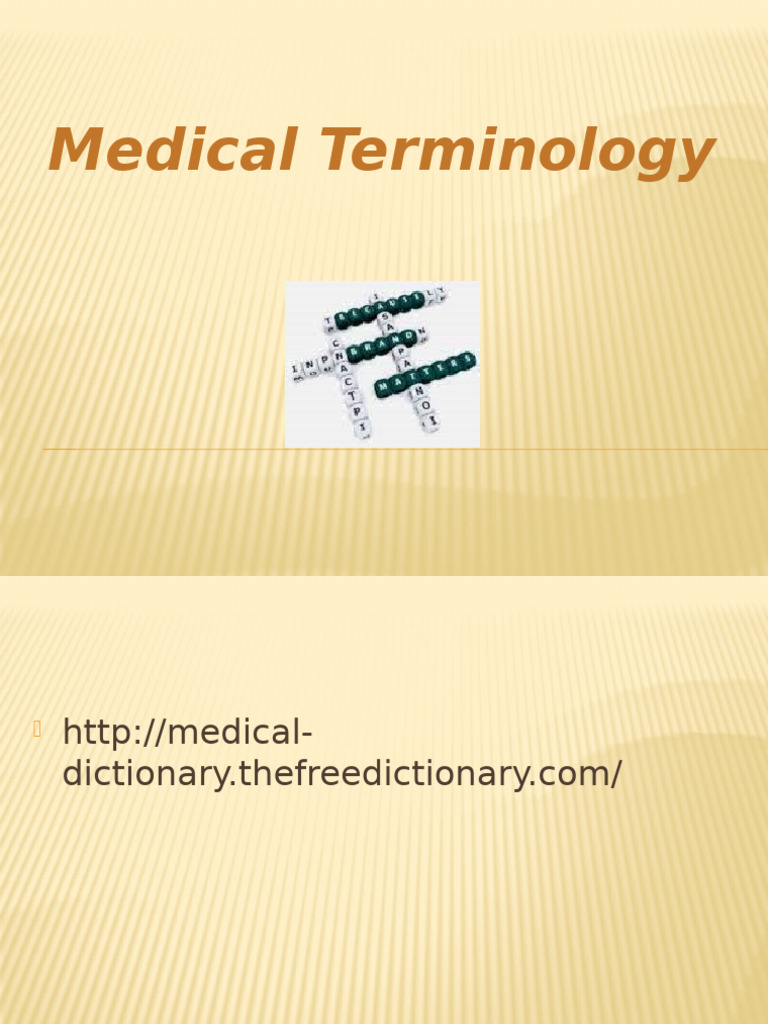 Medical Terminology | PDF | Clinical Medicine | Science & Mathematics
