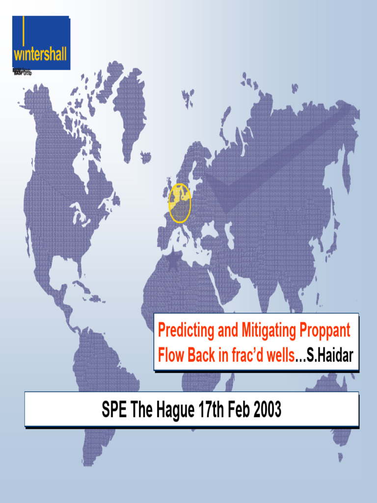 Proppant Flow Back | PDF